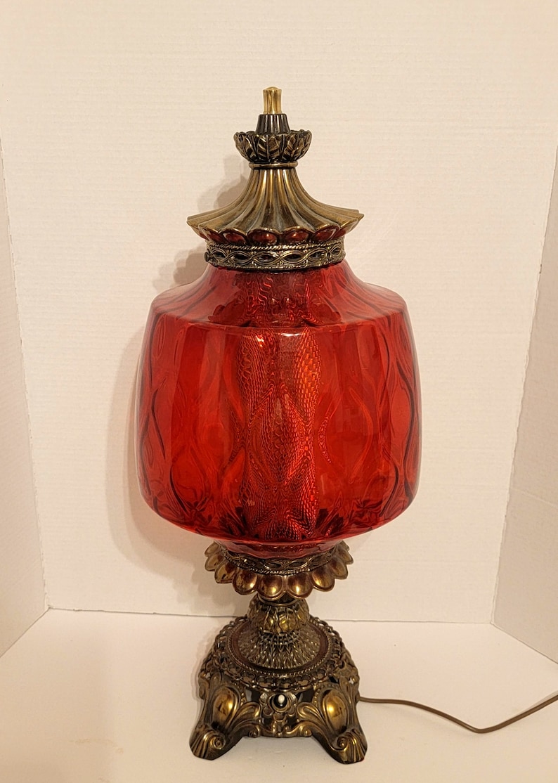 Vintage Mid-century Original Carl Falkenstein Table Lamp / - Etsy