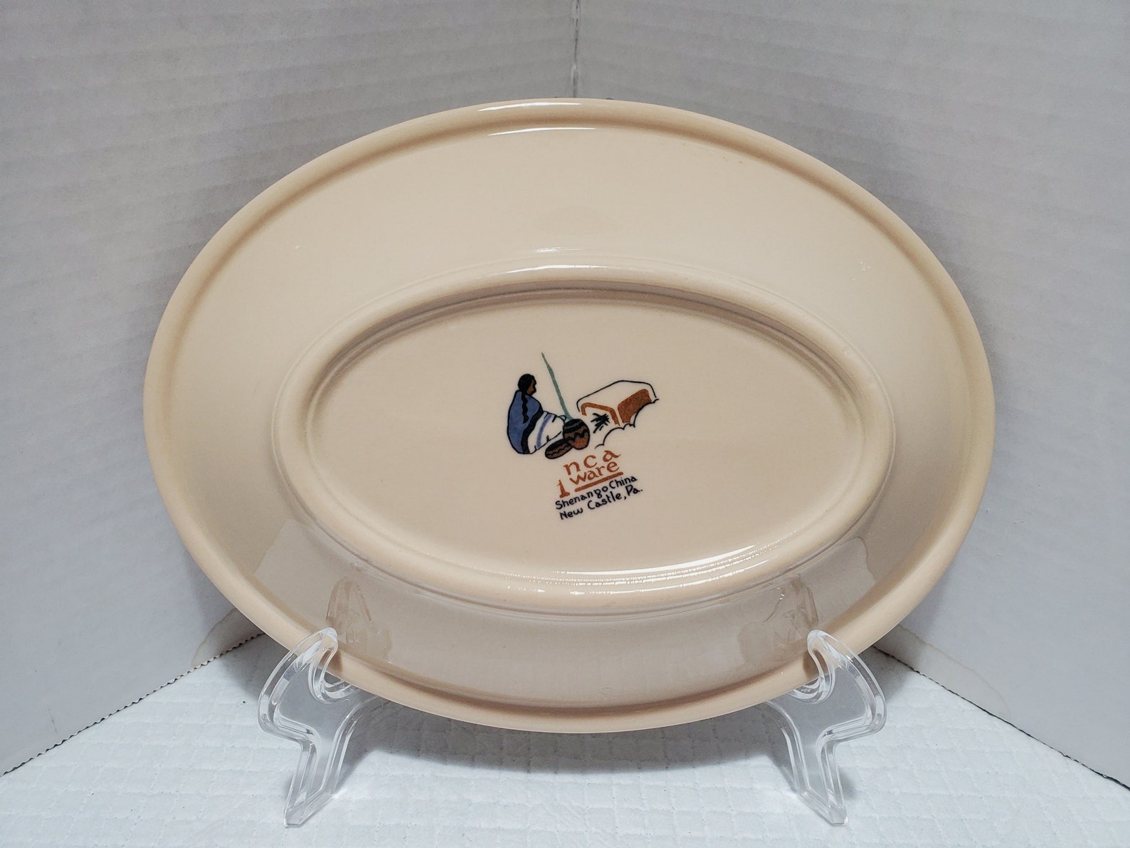 Shenango China 8-1/2 Desert Tan Inca Ware Oval Serving | Etsy