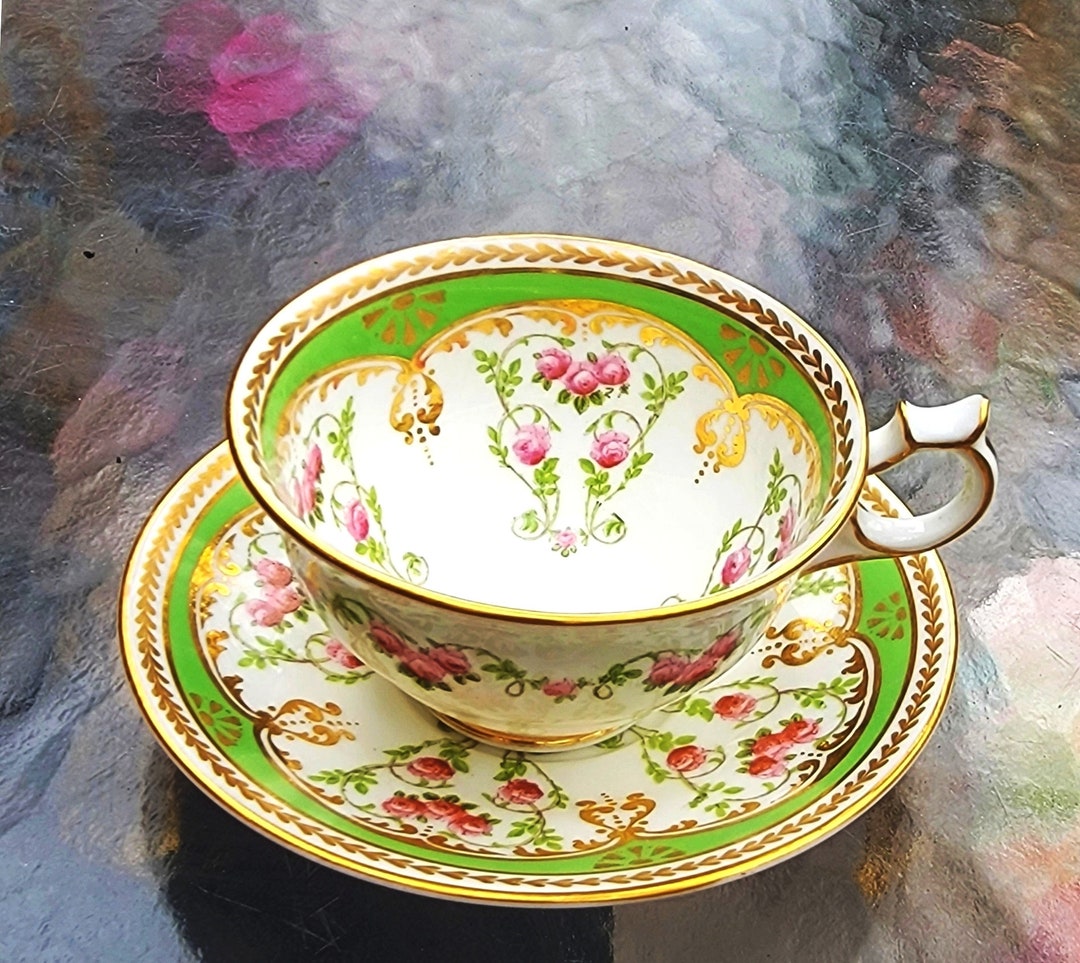 George Jones & Sons / Davis Collamore / Cup and Saucer Set / Pattern ...
