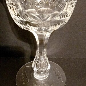 Six (6) - 7" Seneca Glass Crystal Water Glasses / Cut 870 - Etsy
