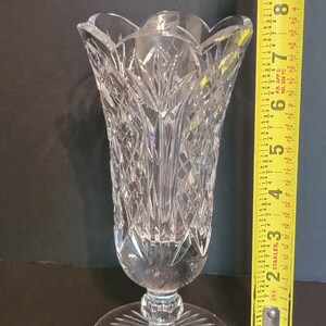7-3/4" Heritage Irish Crystal "cathedral Suite" Vase / Rare!!! - Etsy