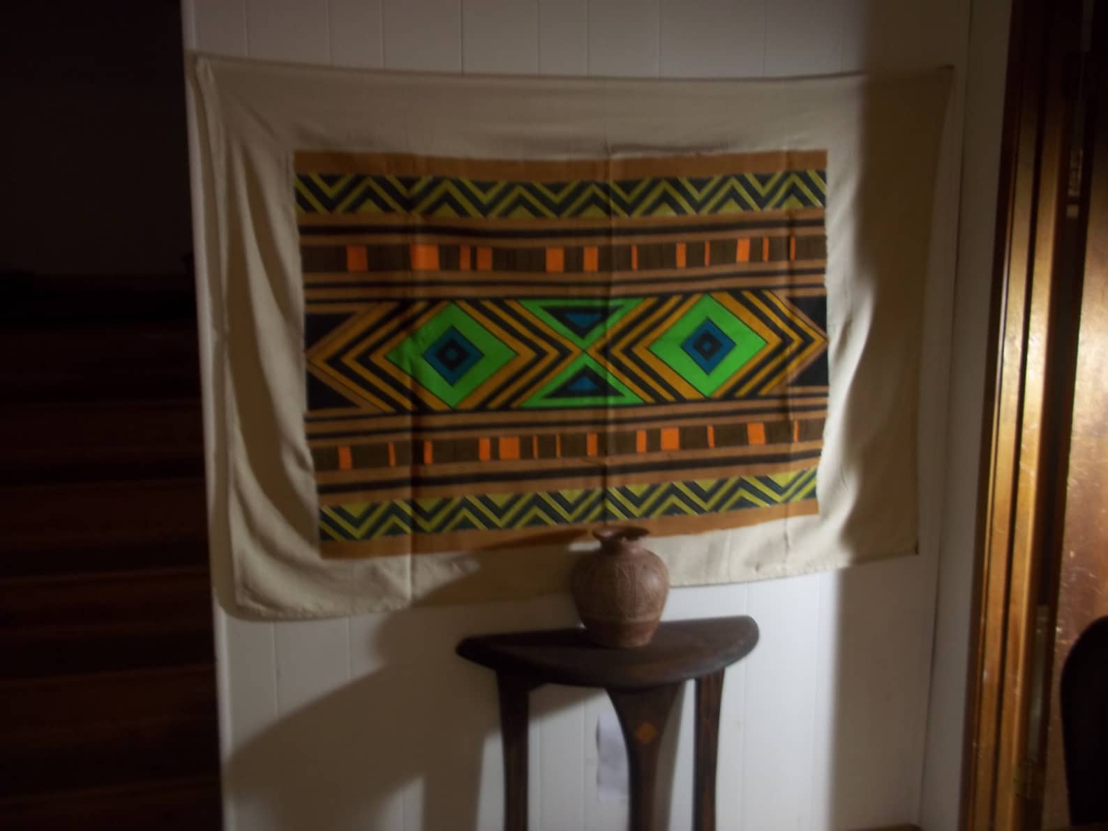 Southwestern Native American style wall hanging. Southwestern wall art ...