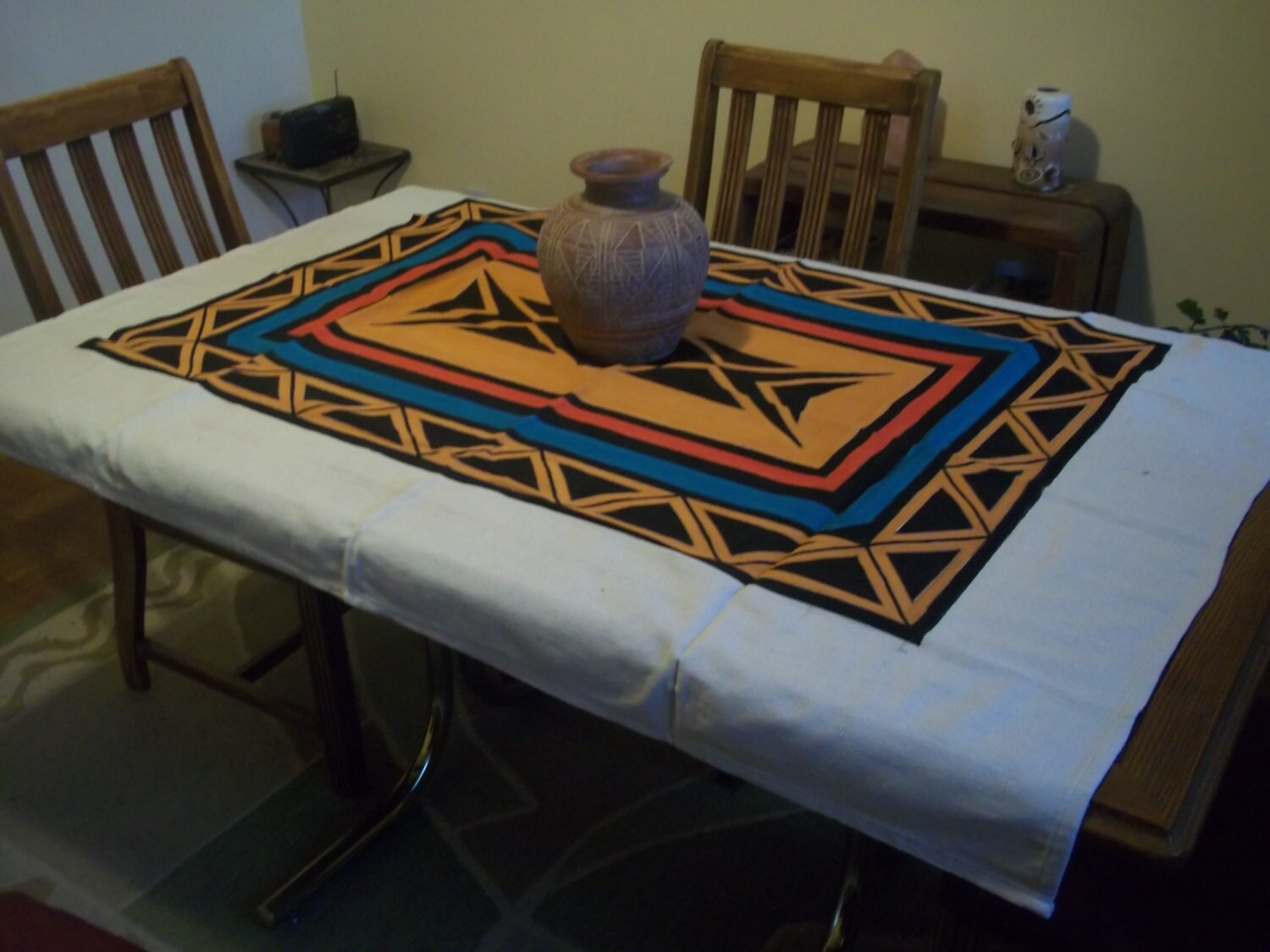 Southwestern Wall Art of Native American Style Wall Hanging. Tribal ...