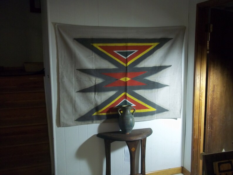 Southwestern Wall Art of Native American Style Wall Hanging. Tribal ...