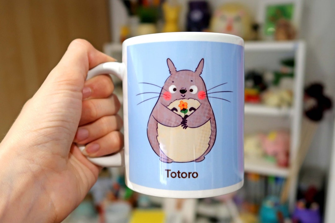 Totoro Mug: Studio Ghibli Ceramic Coffee Cup - 11oz - Etsy