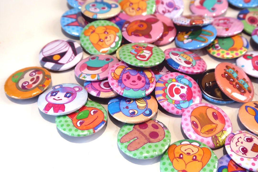 Animal Crossing Button Badge - Choose Your Character! Pick Your ...