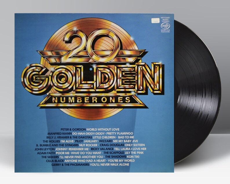 20 GOLDEN NUMBER ONES Vinyl Record - Etsy