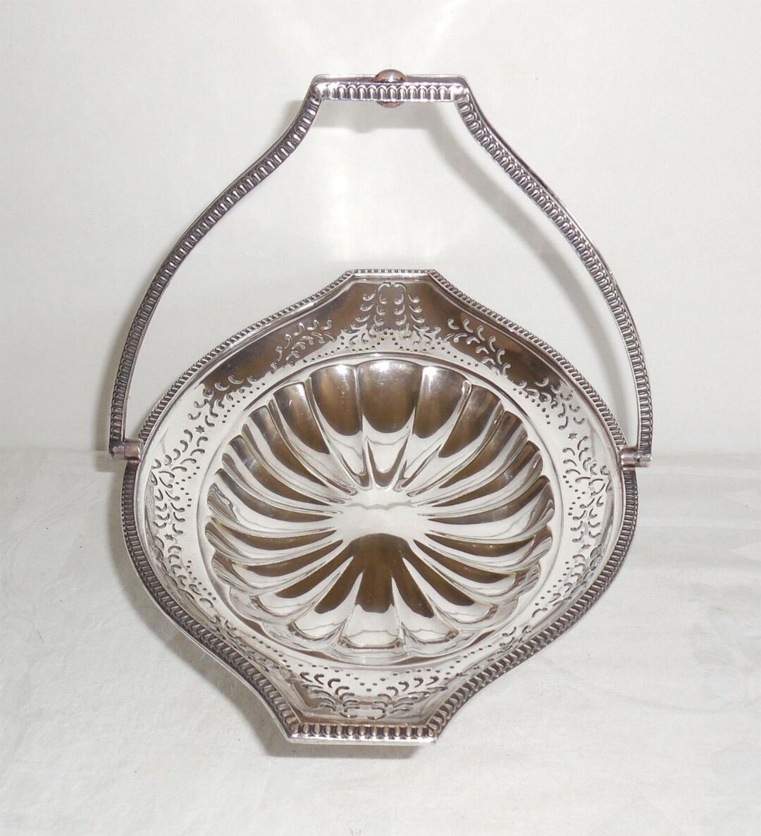 Antique Hallmarked Victorian Edwardian Fancy Open Work Handled Silver ...