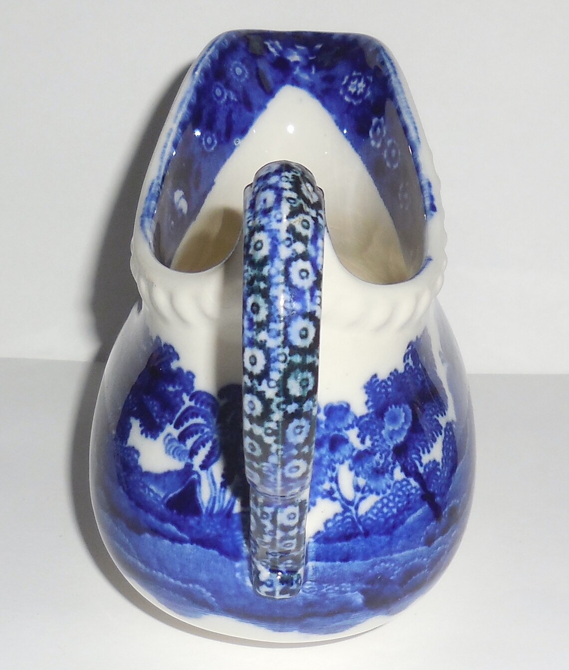 English Copeland Spode Tower 1900 Flow Blue Creamer Dairy - Etsy