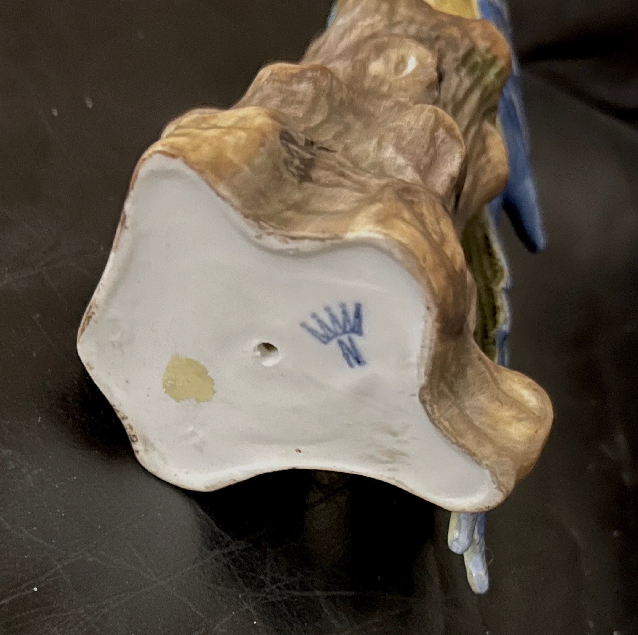 Old Mark Capodimonte Parrot Figure: Hand-painted Italian Porcelain ...