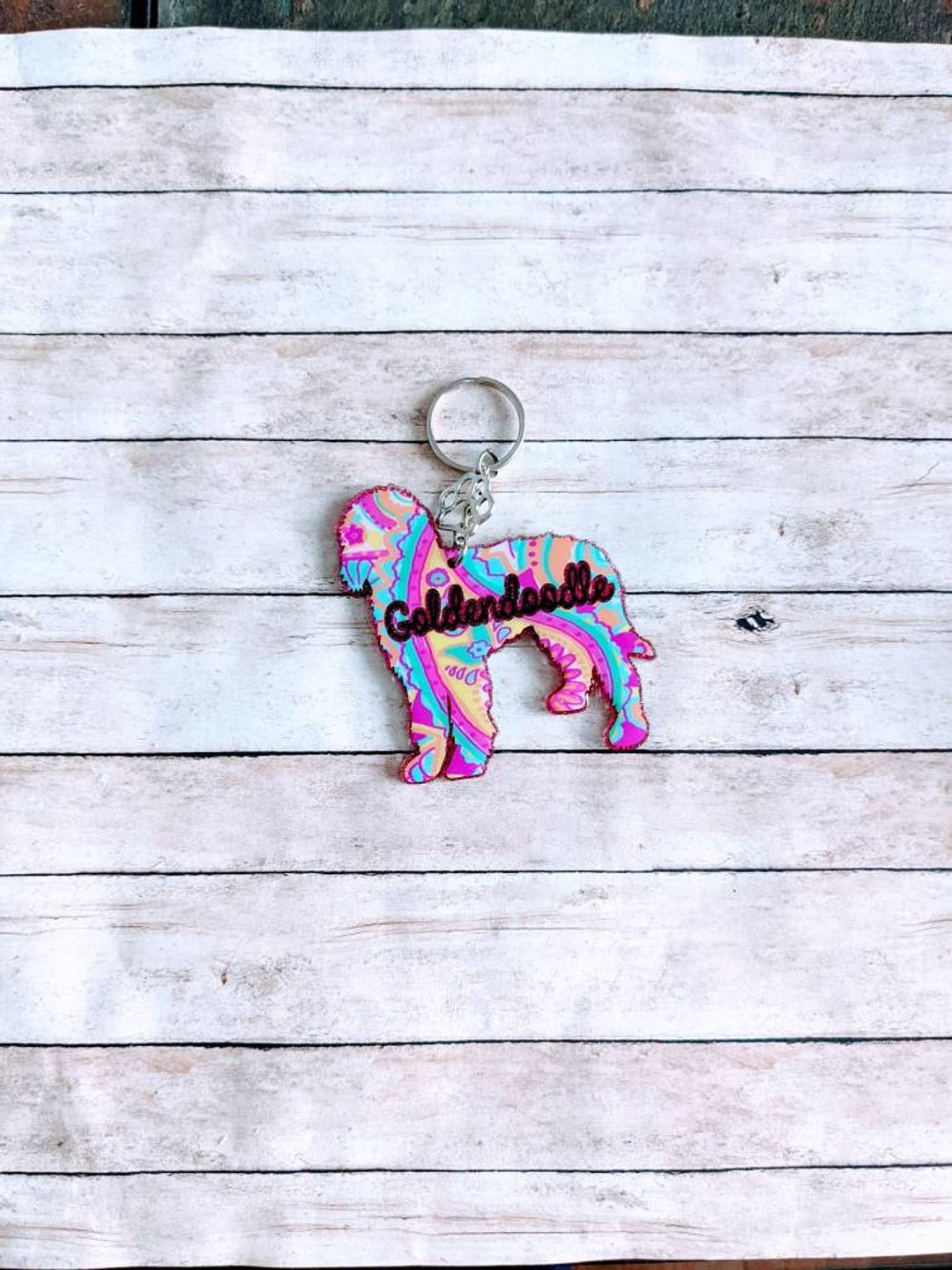 Goldendoodle Labradoodle Keychain Dog Breed Gifts Dog Mom - Etsy