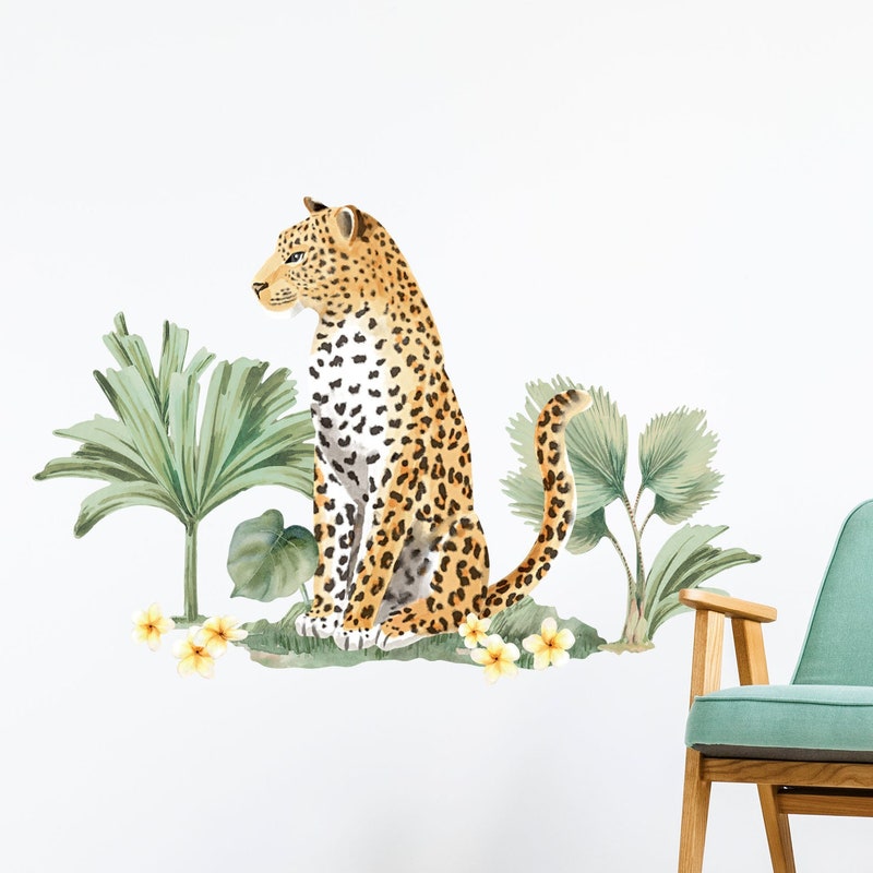 Leopard Wall Decal - Etsy