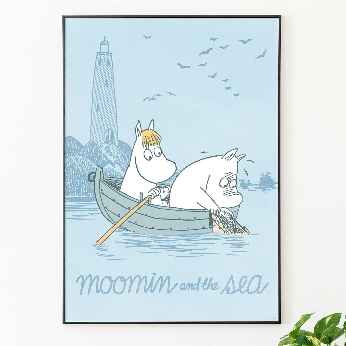 Mumin und das Meer, Mumin Comics Poster - Etsy.de