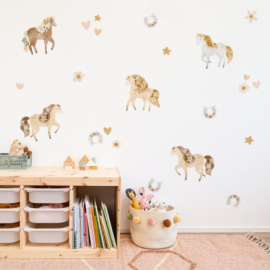 Horse Wall Decals, Wall Stickers for Kids Rooms - Etsy