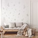 Botanical Olive Leaves and Branches Wall Decals, Plastic-free Wall ...