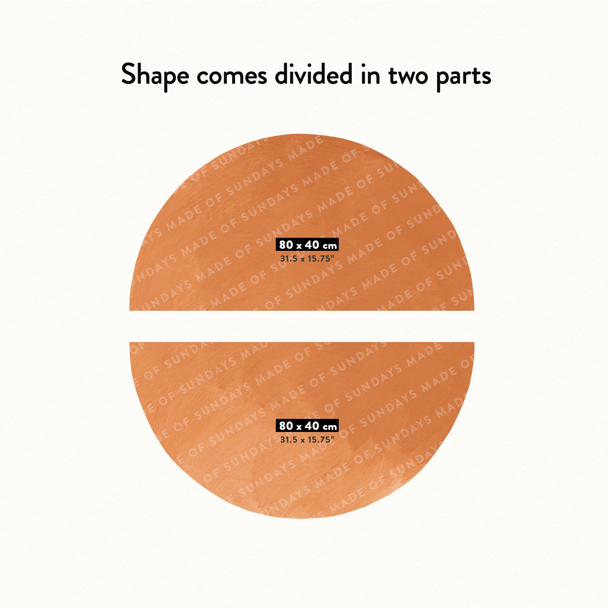 Big Abstract Circle Wall Decal Plastic-Free wall sticker | Etsy