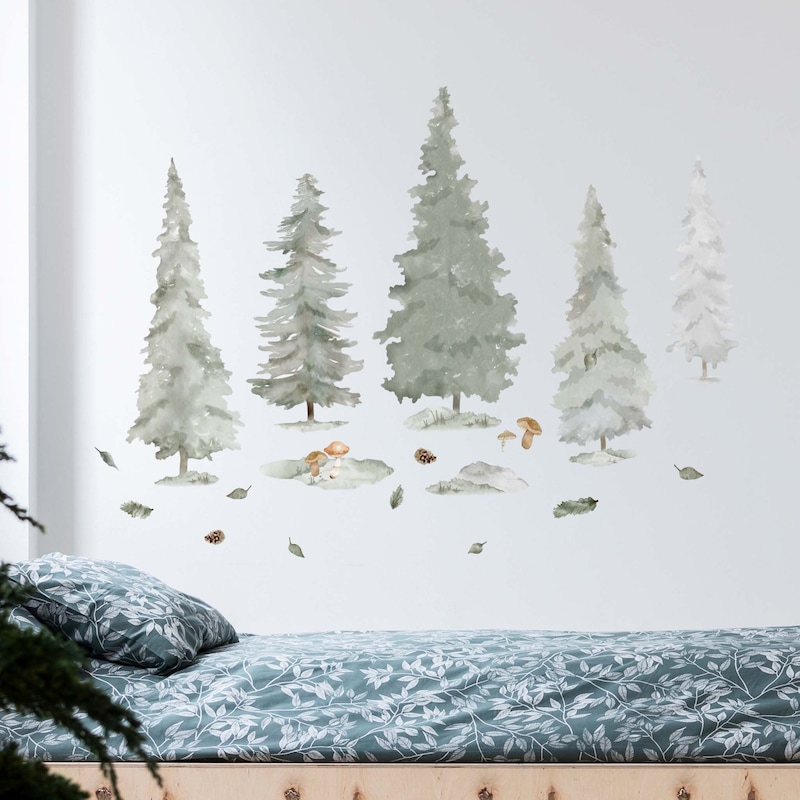 Forest Wall Decals - Etsy