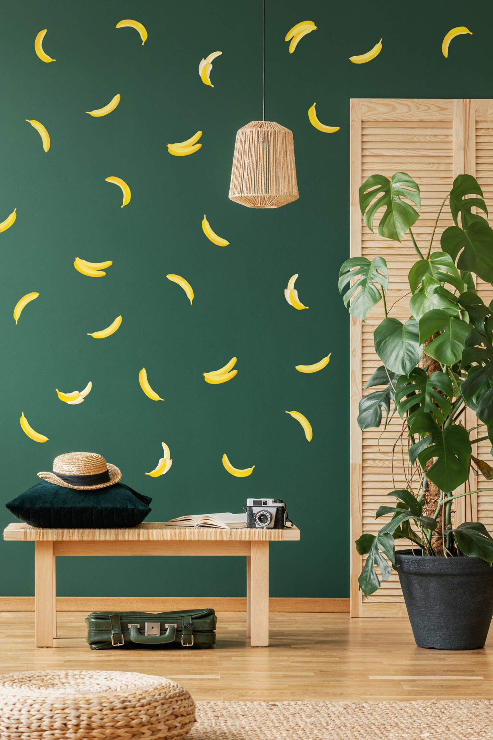 Bright Banana Wall Decals Eco-friendly Decals for Happy Homes | Etsy