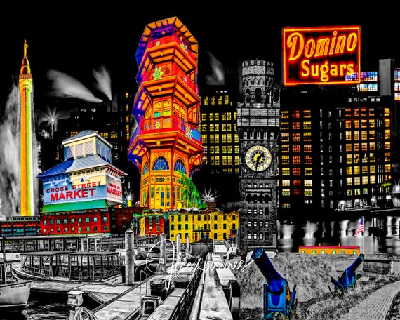 1502 Baltimore Landmarks - Etsy
