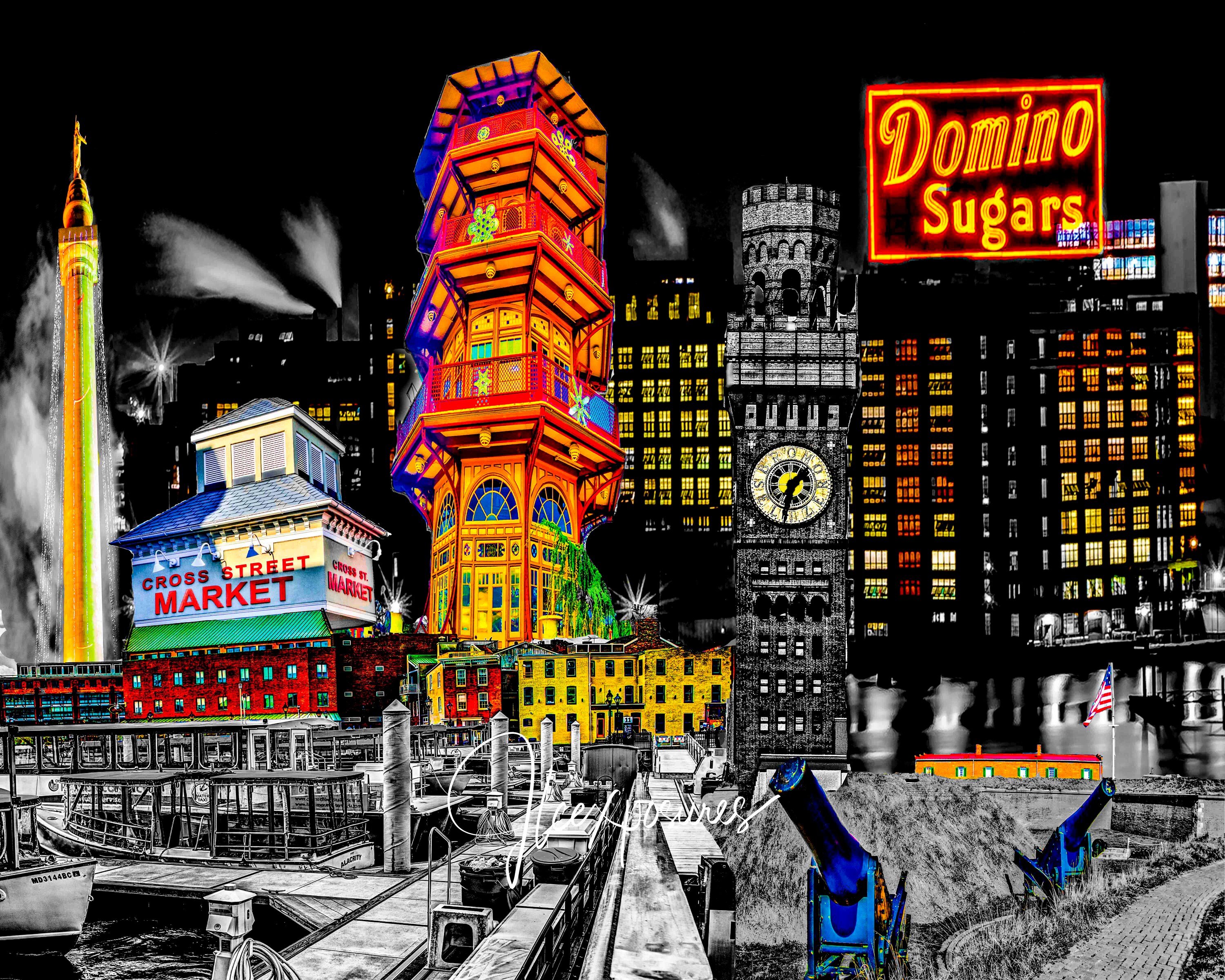 1502 Baltimore Landmarks - Etsy