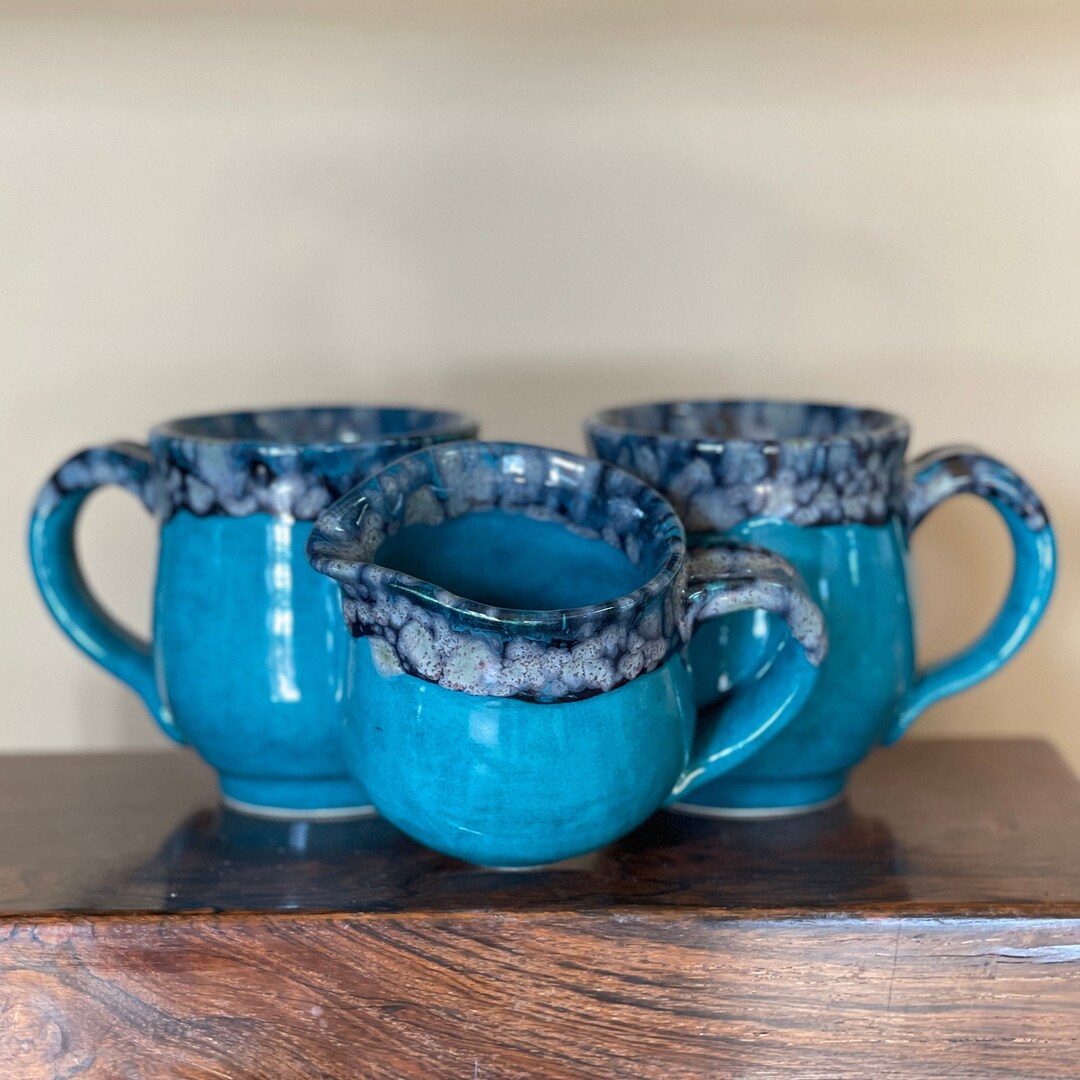 Handmade, One-of-a-kind Ceramic Mugs - SET OF 2 - Coffee, Tea ...