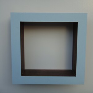 Ocean Blue Shadow Box Frame Wall Shadow Box Oak or Walnut - Etsy
