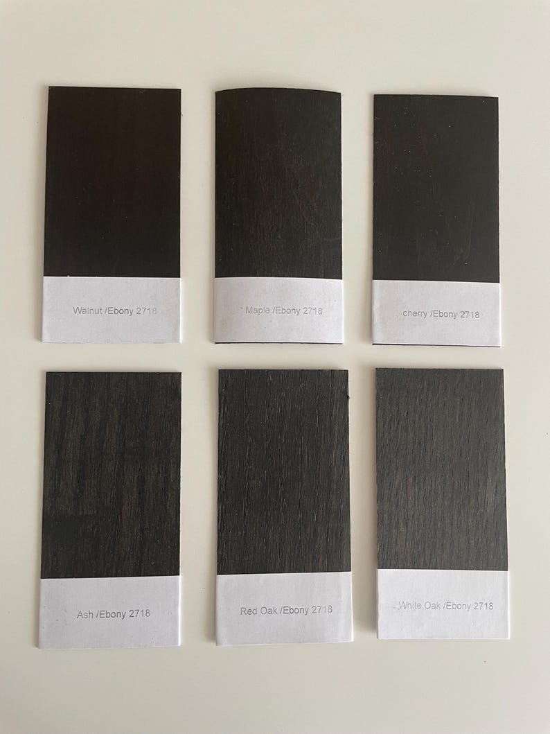 Minwax Wood Stain Sample Oak Veneer Color Selection (1.5x3 ) - Etsy