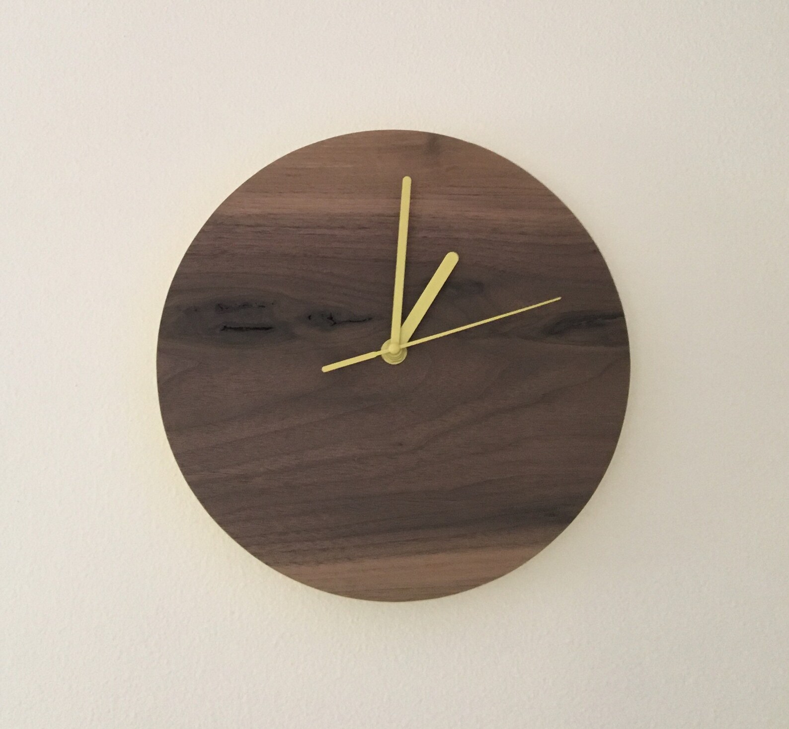 Wooden Wall Clock Modern Wall Clock Wood Wall Clock | Etsy