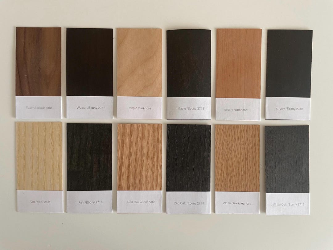 Minwax Wood Stain Sample Oak Veneer Color Selection (1.5x3 ) - Etsy