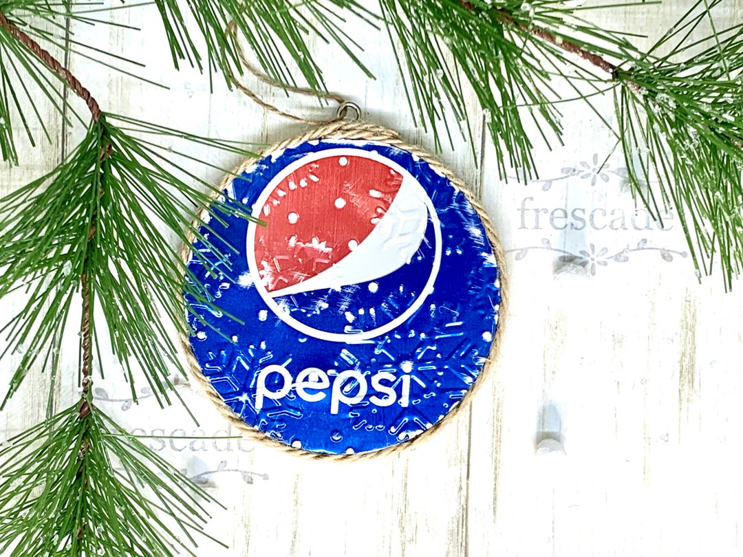 Pepsi Round Christmas Ornament Double Sided - Etsy