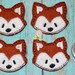 Fox Felties Set of 4 Felties Felt Embellishments | Etsy