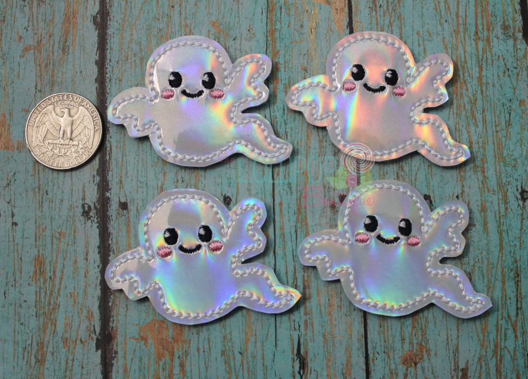 Silver Halo Ghost Felties, Halo Ghost Felties, Ghost Felties Halloween ...