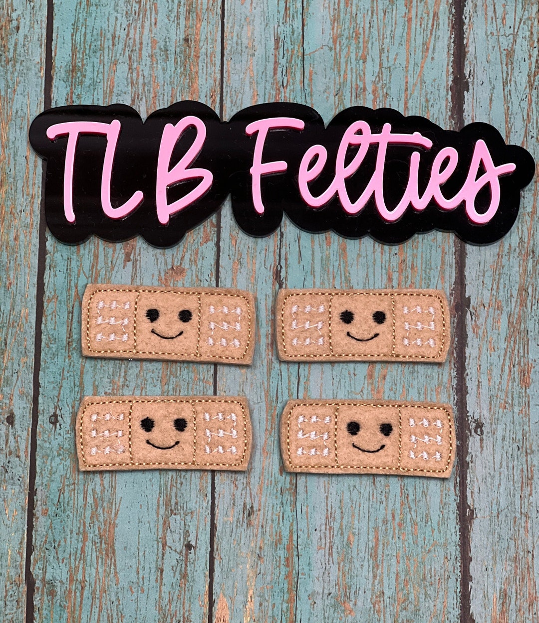 Smiley Face Band Aid Felties, Bandaid Felties, Medical Felties ...