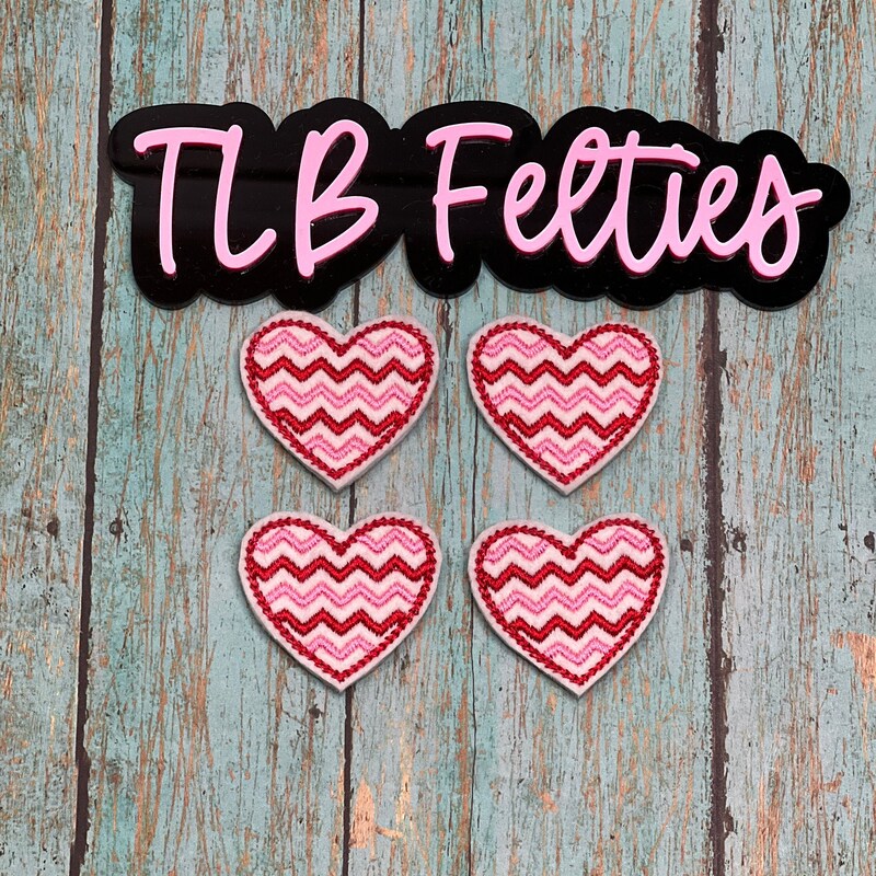 Chevron Heart - Etsy