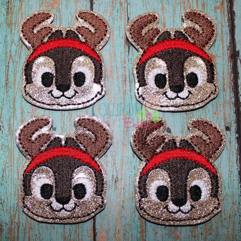 Chipmunk Applique - Etsy
