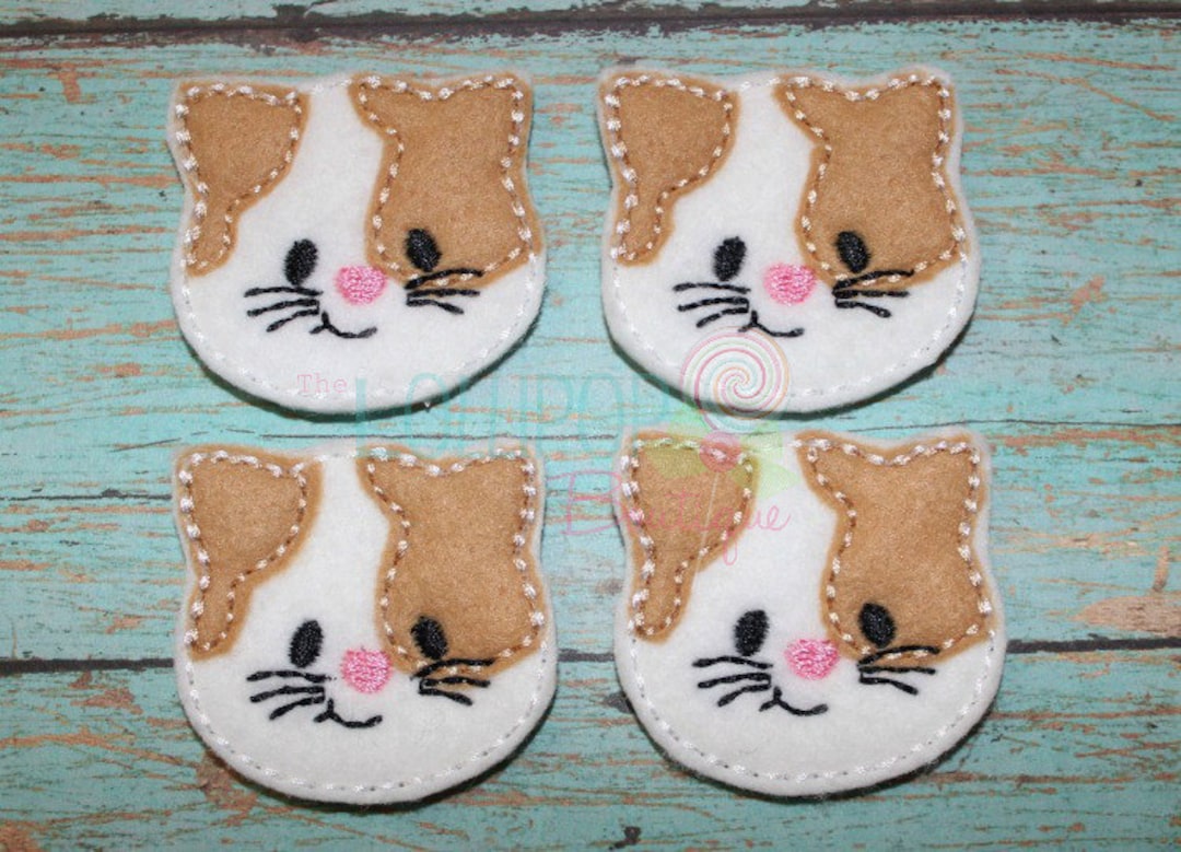 Calico Cat Felties, Kitty Felties, Cat Felties, Animal Felties, Felties ...