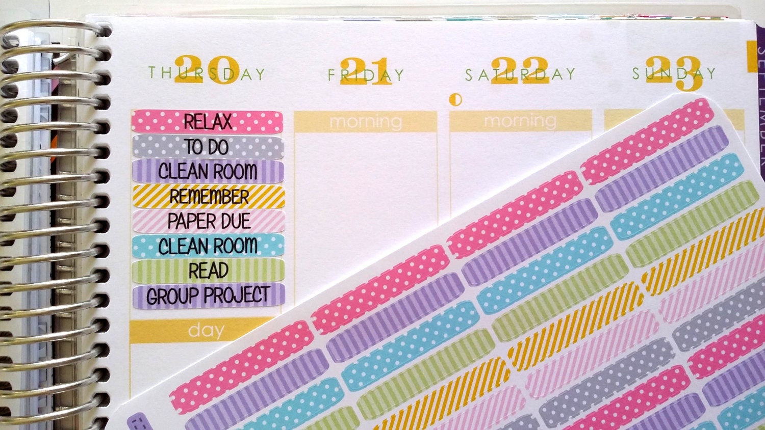 General Planning Organizing Planner Stickers Fits All - Etsy