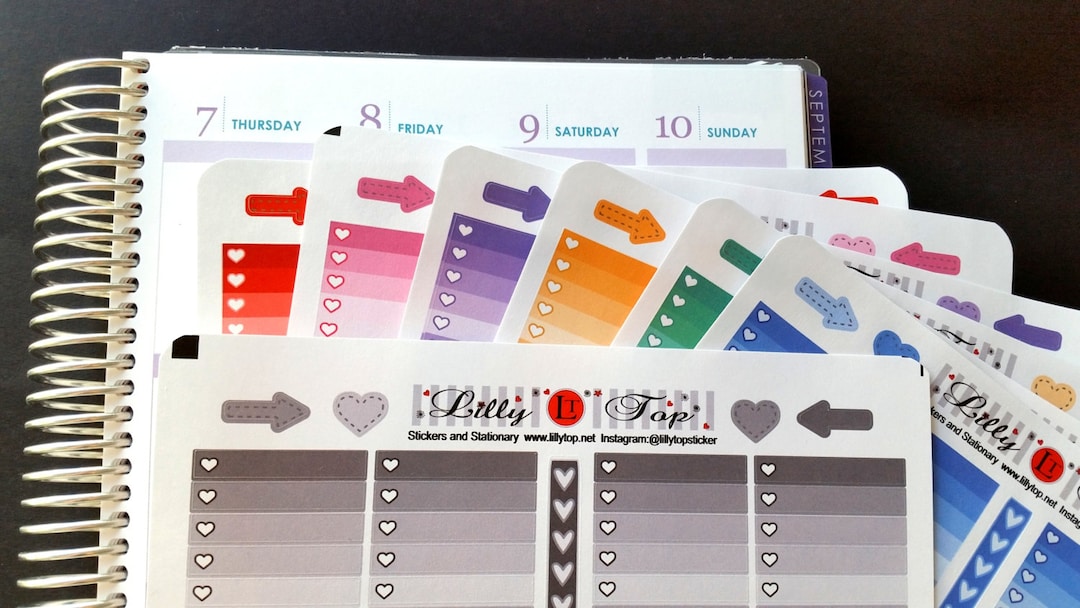 121 Stickers, Headers, Different Colors Available, Check Marks, Fits ...