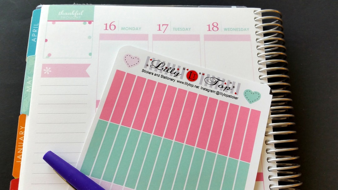 Pink, Pastel, Organizing Stickers, Headers, Note Section, Planner ...