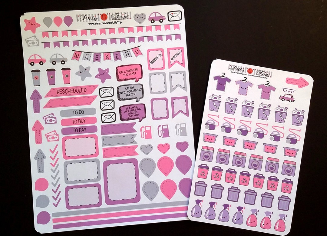 Cleaning Stickers,organizing Stickers, Set, September, Fits All Common ...