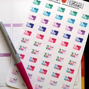 Planner Stickers,organizing and Cleaning,calendar Stickers, Fits All ...