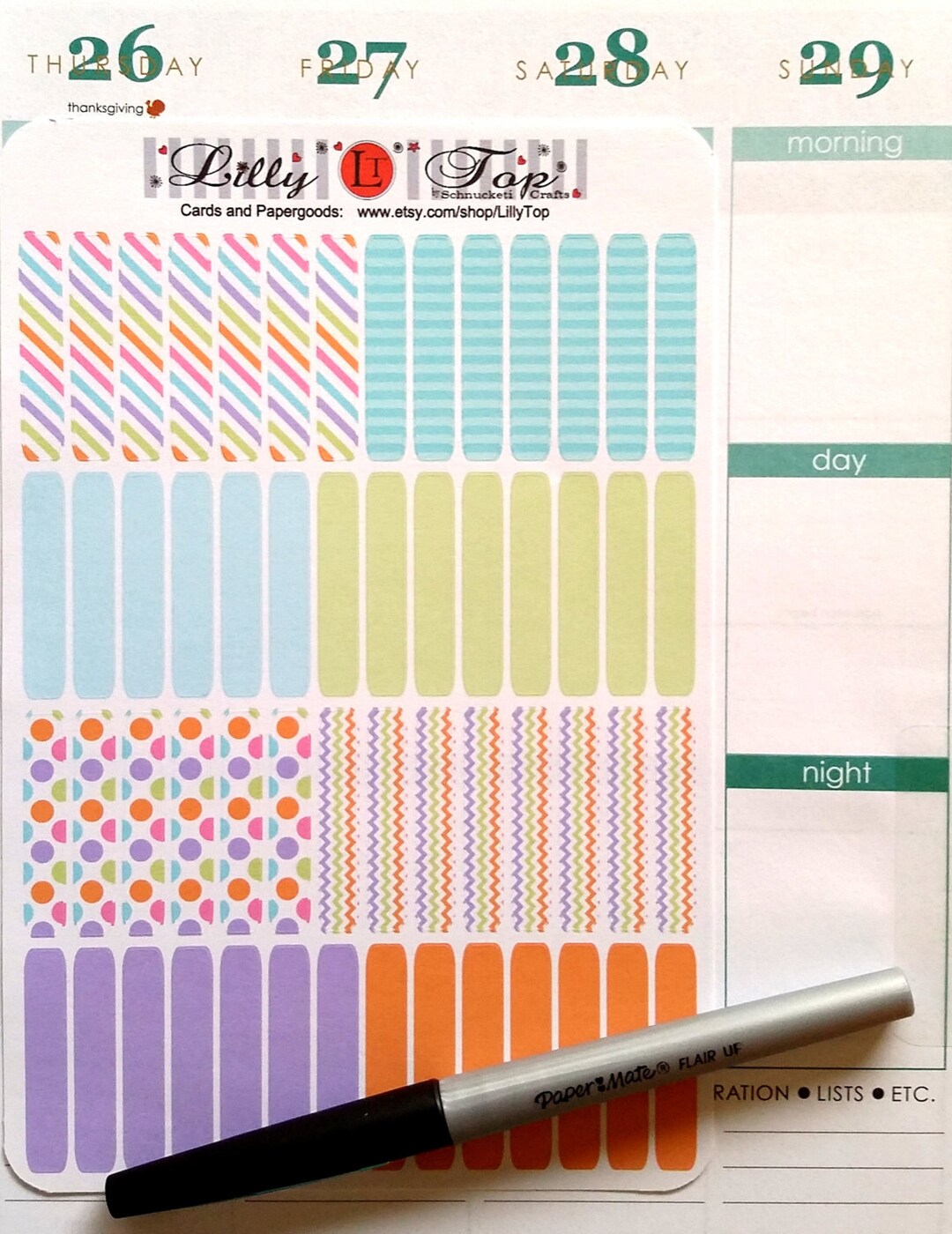 Organizing Stickers, Headers, Note Section, Planner Stickers, Fits All ...