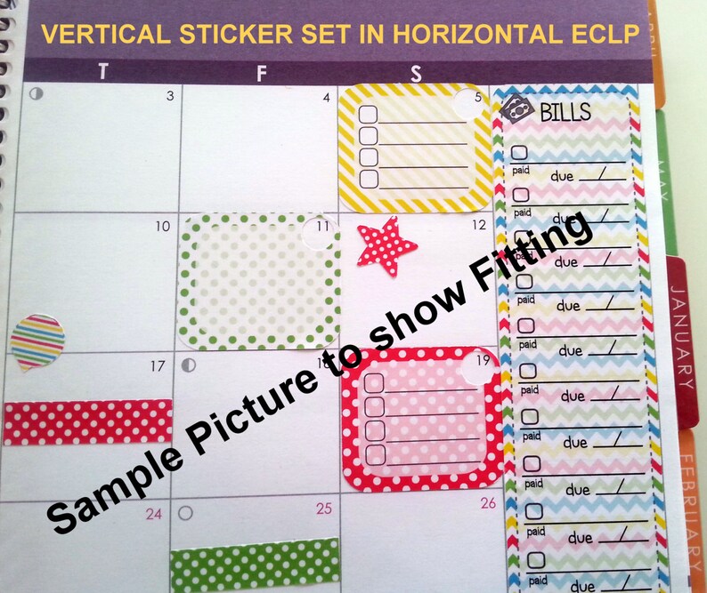SALE, Organizing Stickers, Mega Bundle, Chevron Stripes and Dots, Fits ...