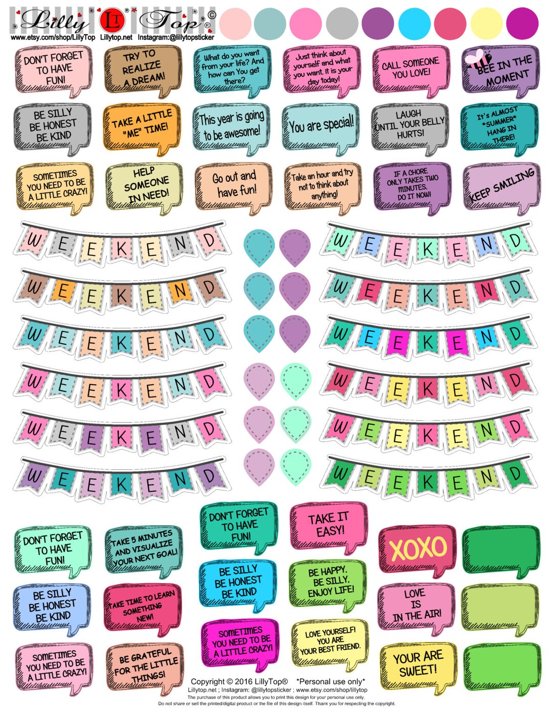 DIY, INTRODUCTION PRICE, Printable Stickers, Speech Bubbles, Weekend ...