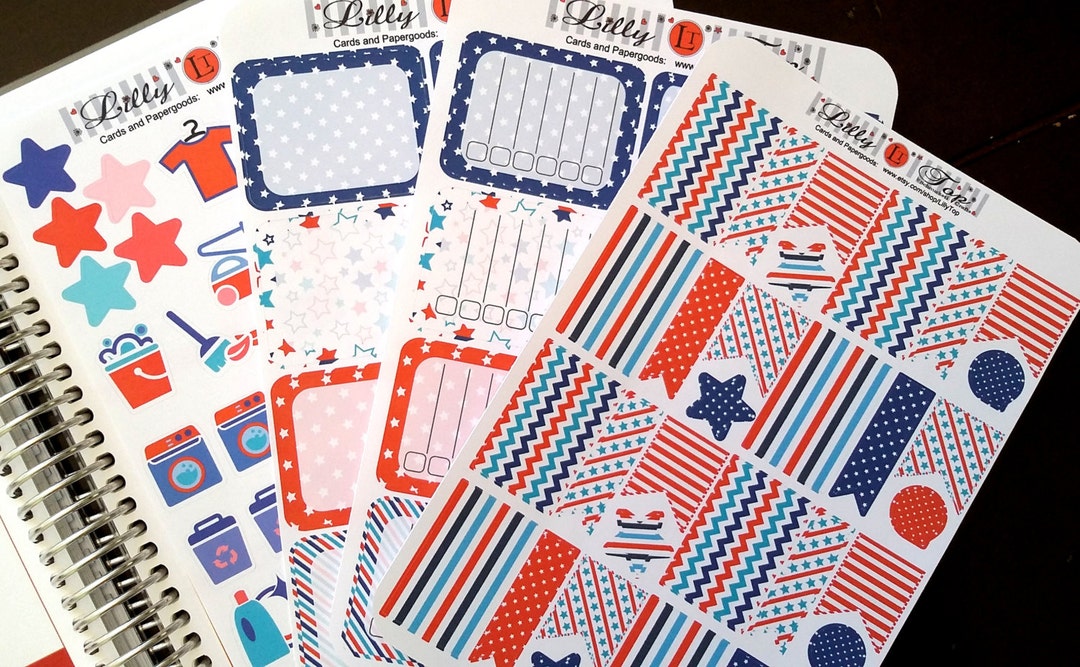 Organizing Sticker, Cleaning, Half Box, Full Box, Header, Stars and ...