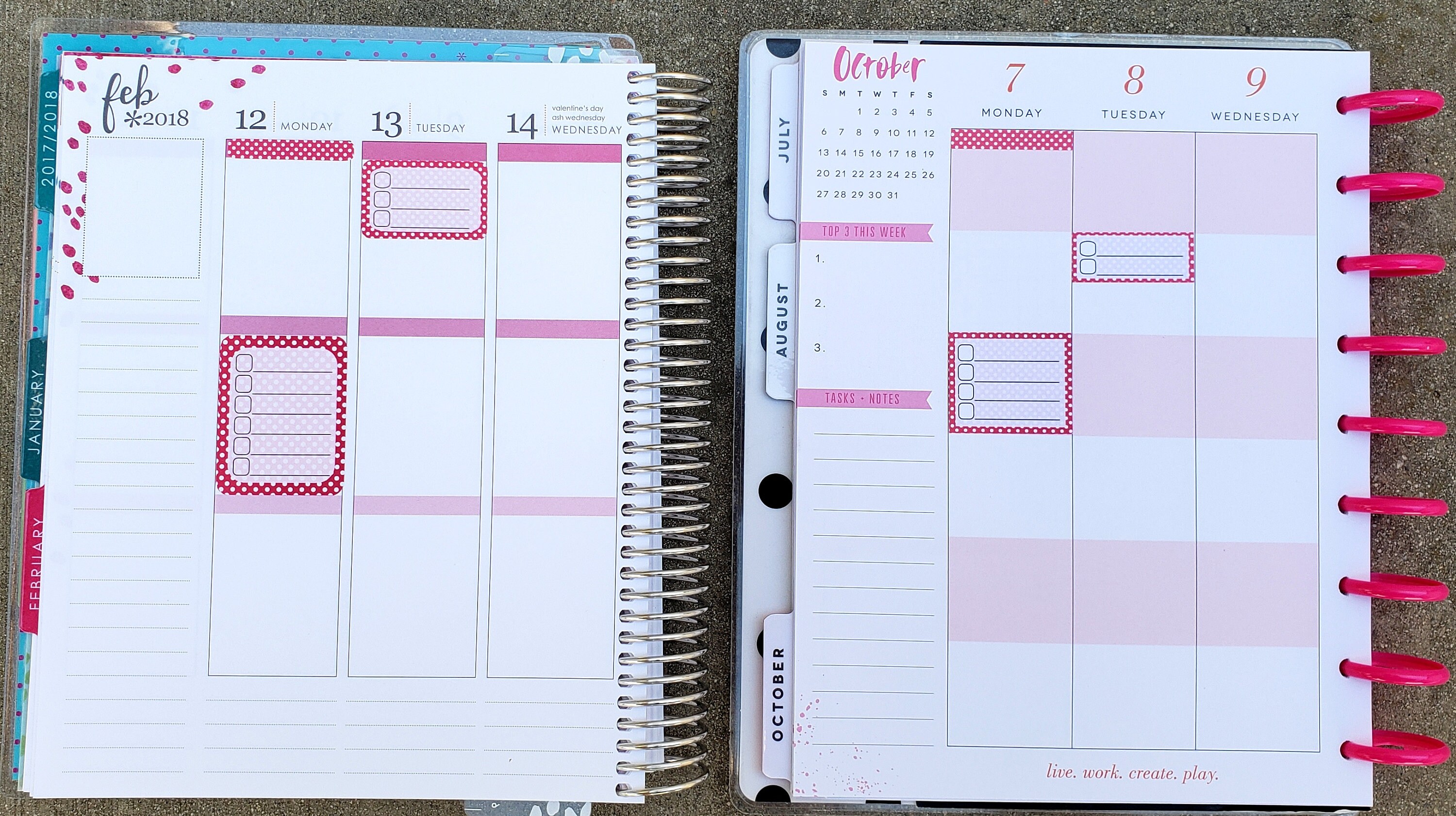 Full Box Headers Check Marks Fits All Common Planners Kiss - Etsy