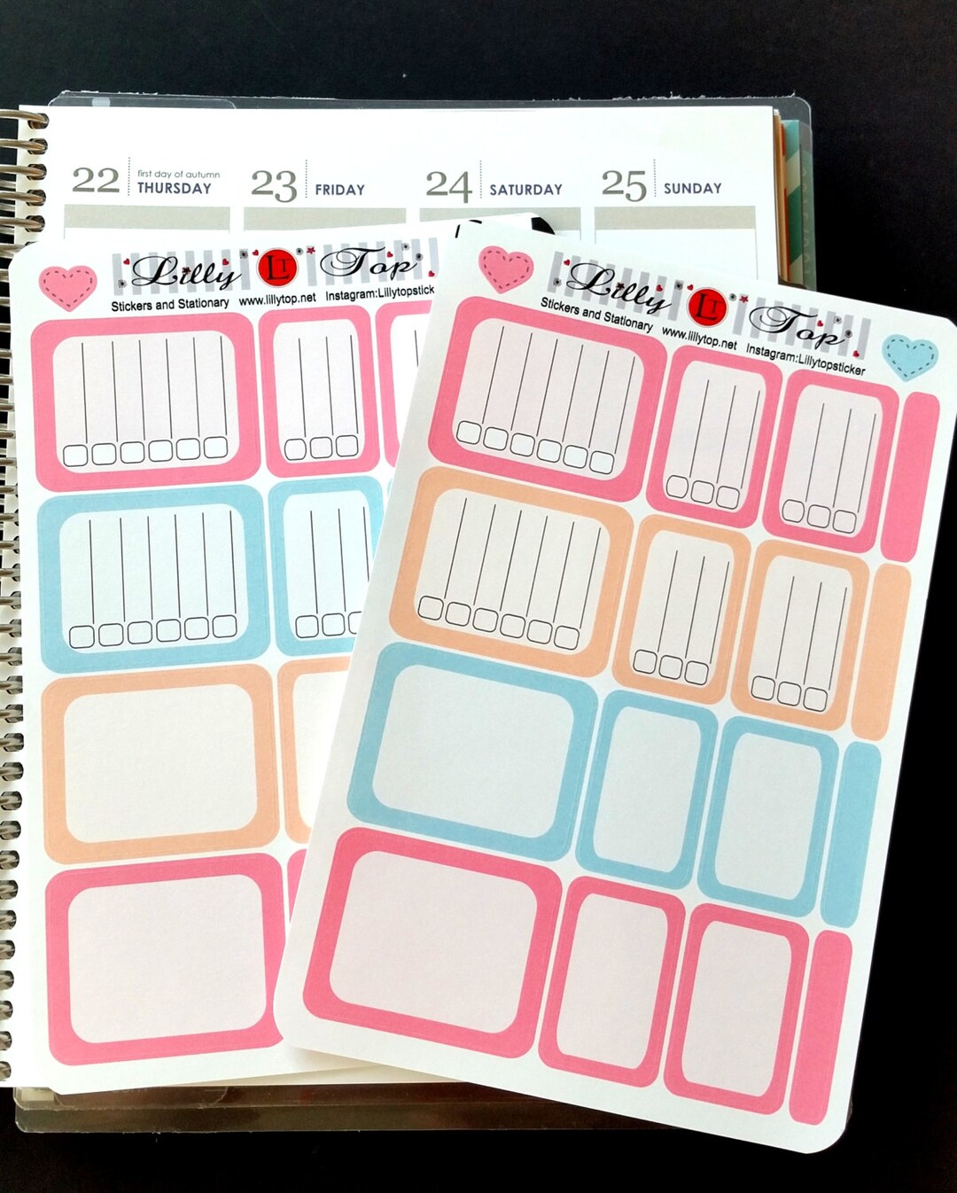 Planner Stickers, Full Half and Header/note Sticker, Fits All Common ...