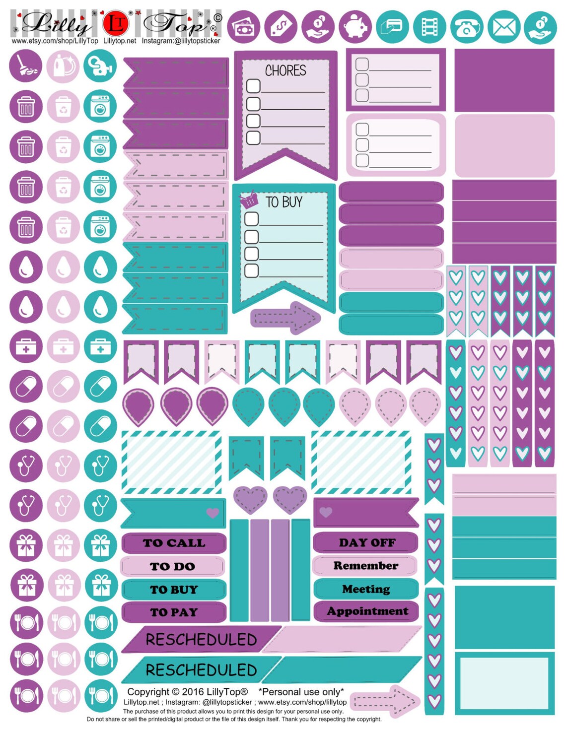 DIY INTRODUCTION PRICE Printable Stickers April Mixed - Etsy