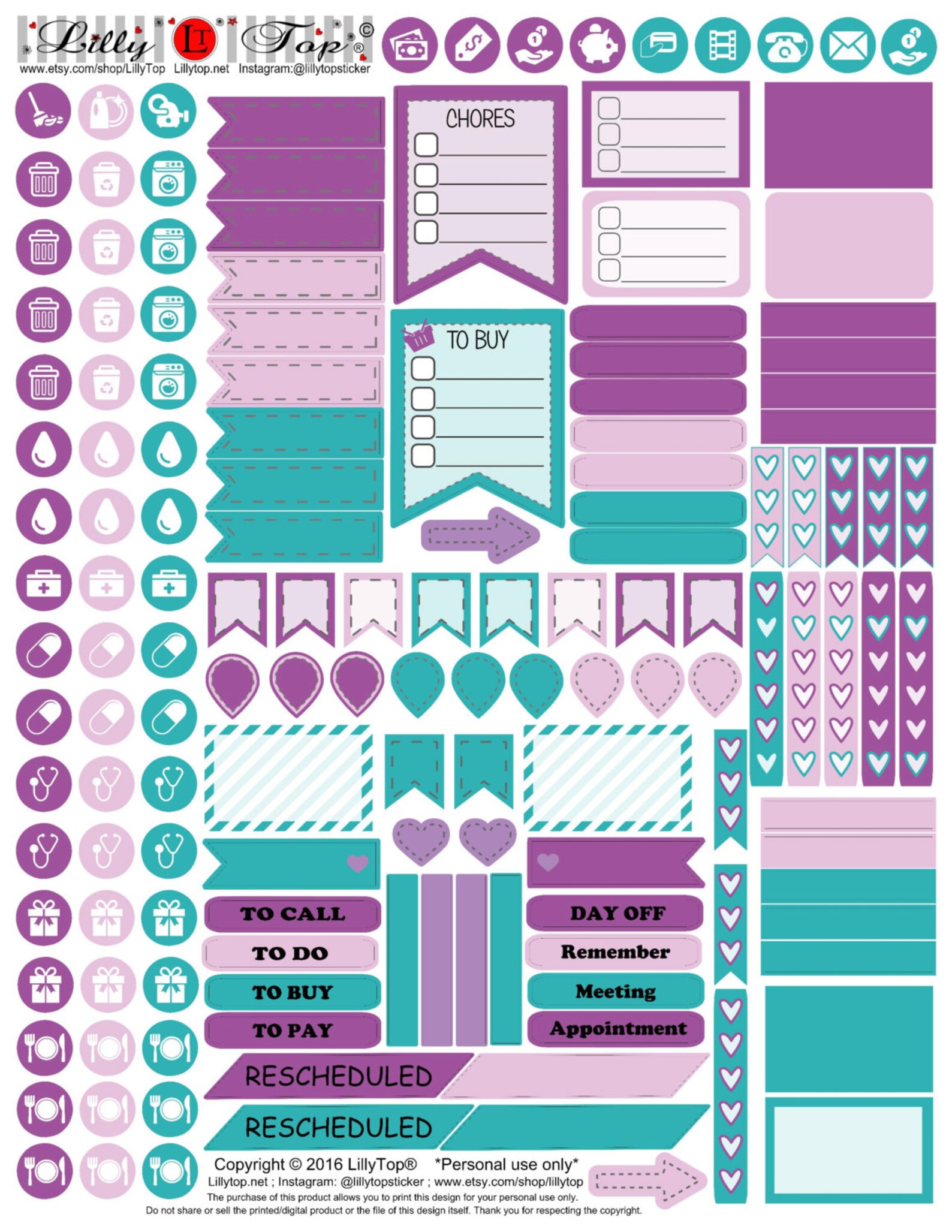 DIY INTRODUCTION PRICE Printable Stickers April Mixed - Etsy