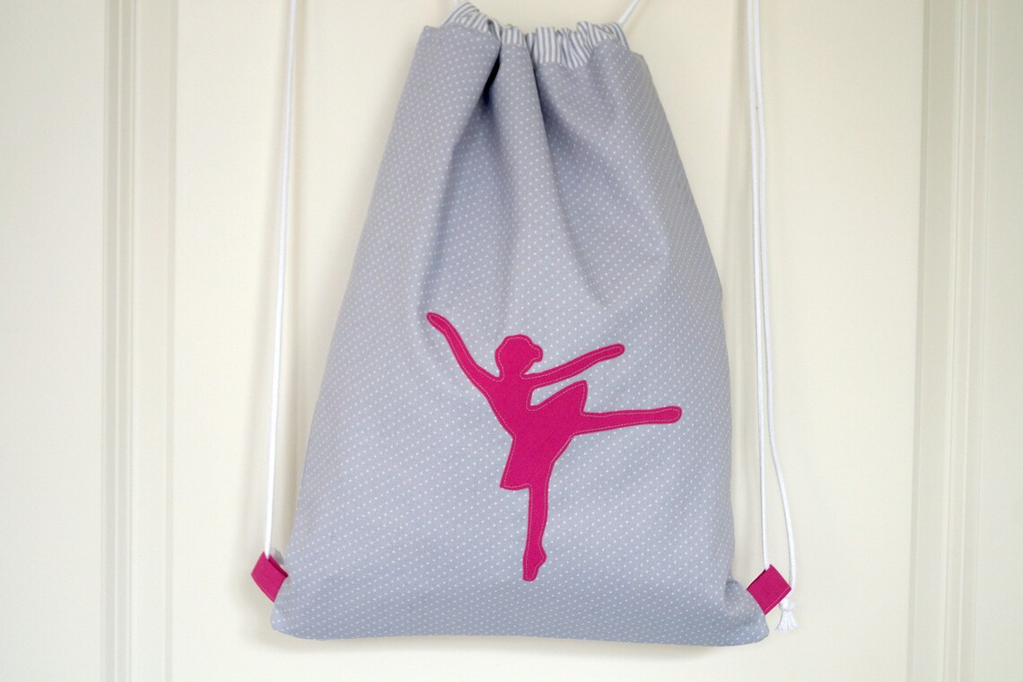 Gymnastics Bag Ballerina Ballet Lined Backpack for Kids - Etsy